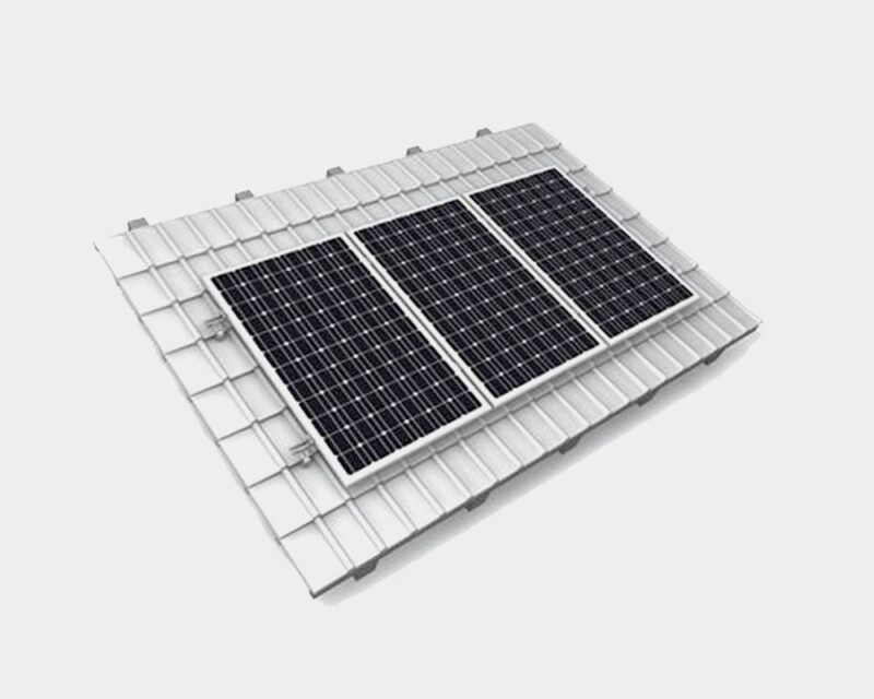 Single panel mounting system | PV panel flat surface fixing