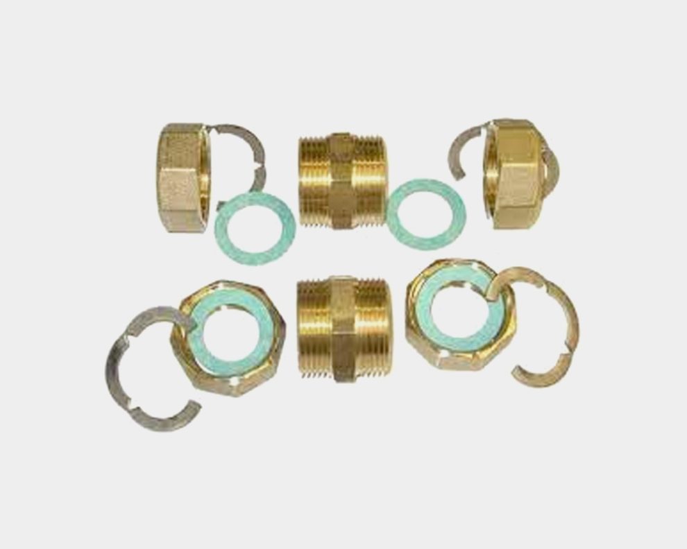 DN12 solar connectors - Flexible stainless pipework