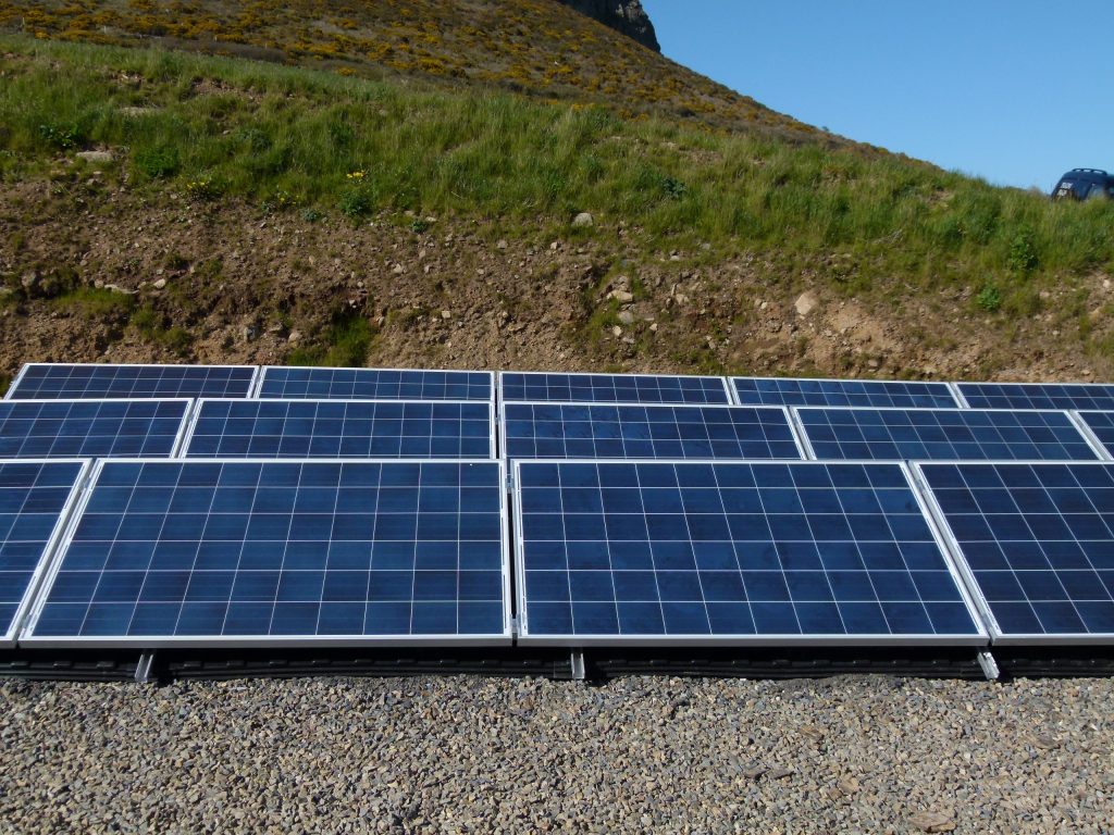 Ground mounted solar system | Flat surface solar fixing kit